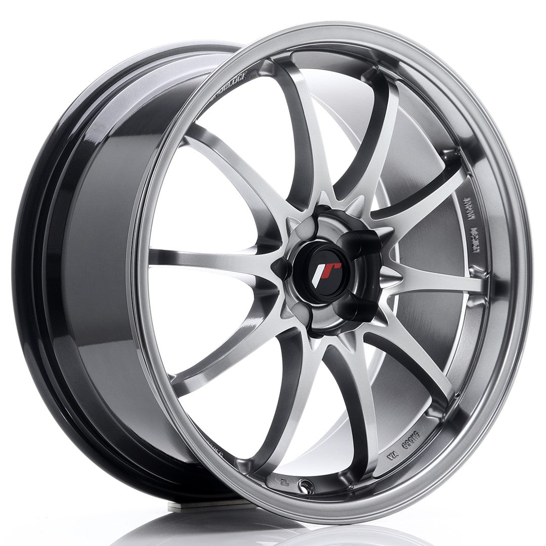 JR Wheels JR5 19x8.5 ET43 5H BLANK Hyper Black – Aero Elite