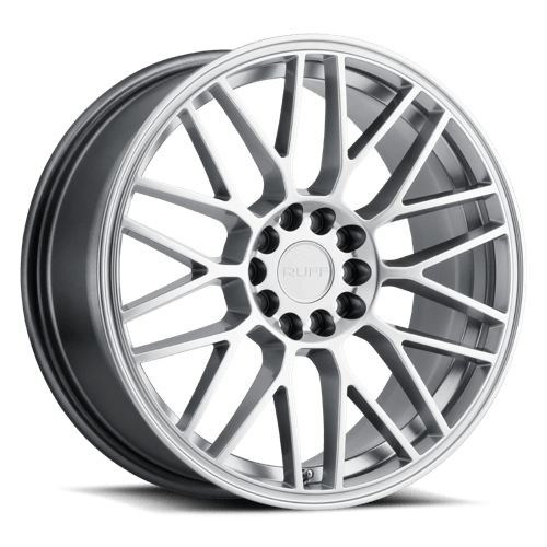 Ruff OVERDRIVE 18x8 ET38 4x100, 4x114.3 HYPER SILVER – Aero Elite