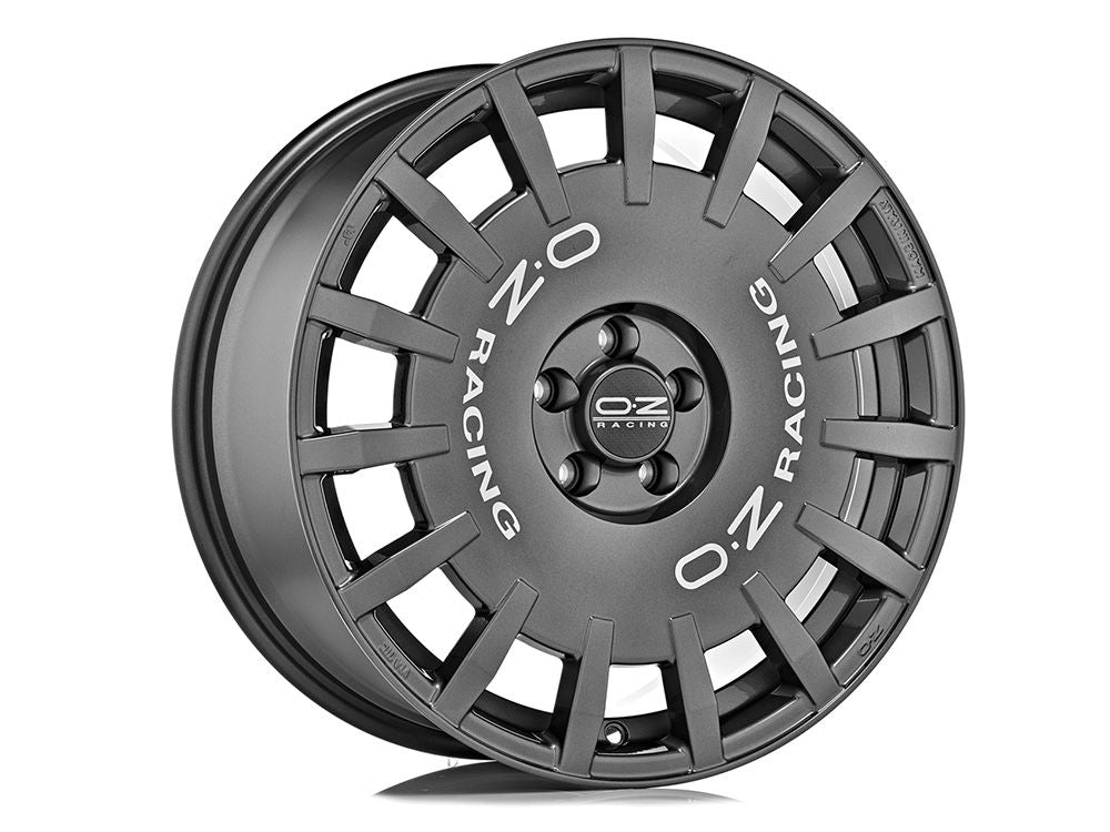OZ Racing RALLY RACING 17x8 ET35 5x100 DARK GRAPHITE – Aero Elite